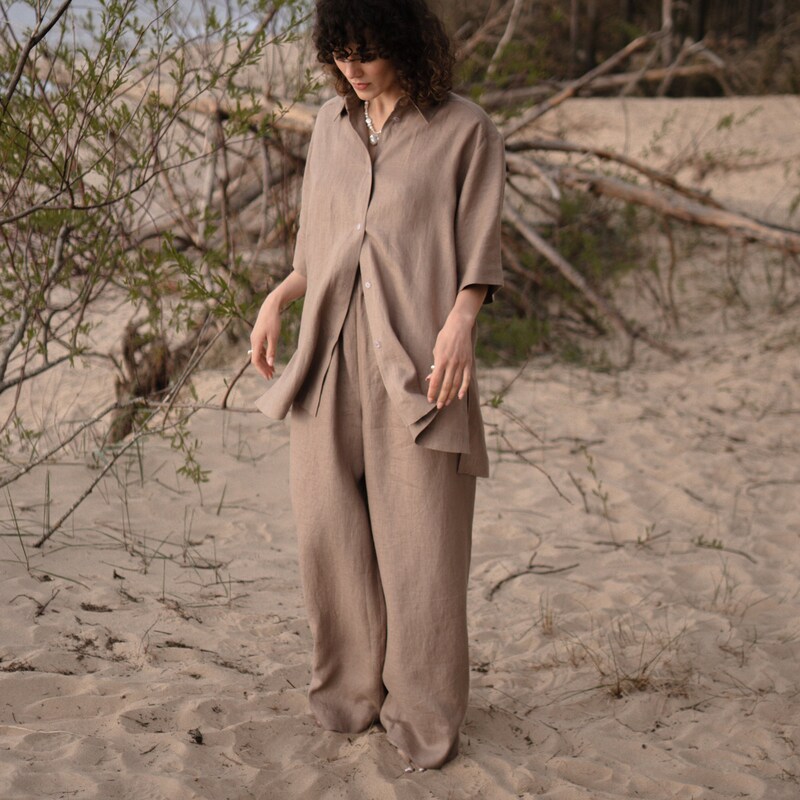 Linen Two Piece Set - Etsy