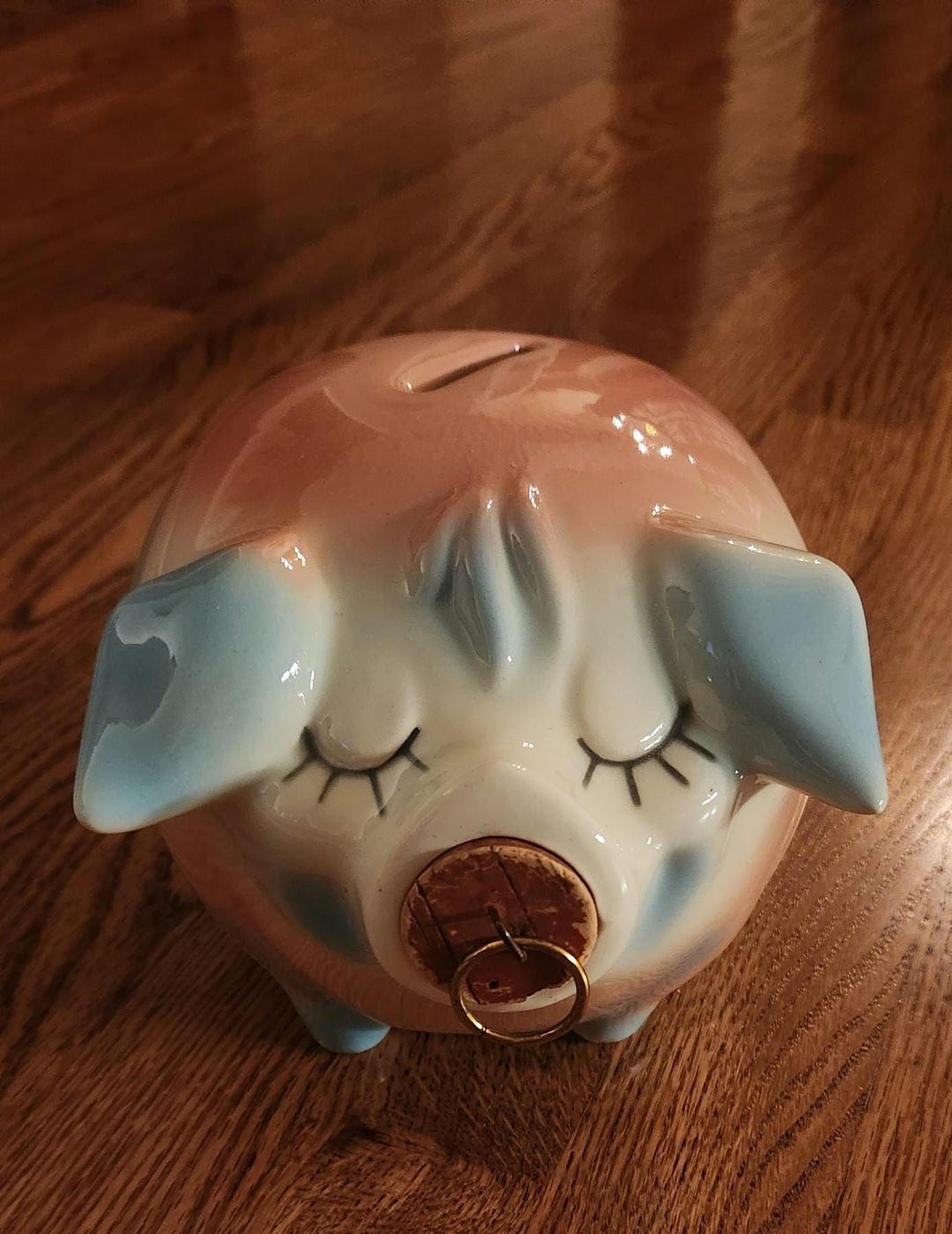 1957 Corky Pig HP Co. Ceramic Piggy Bank - Etsy