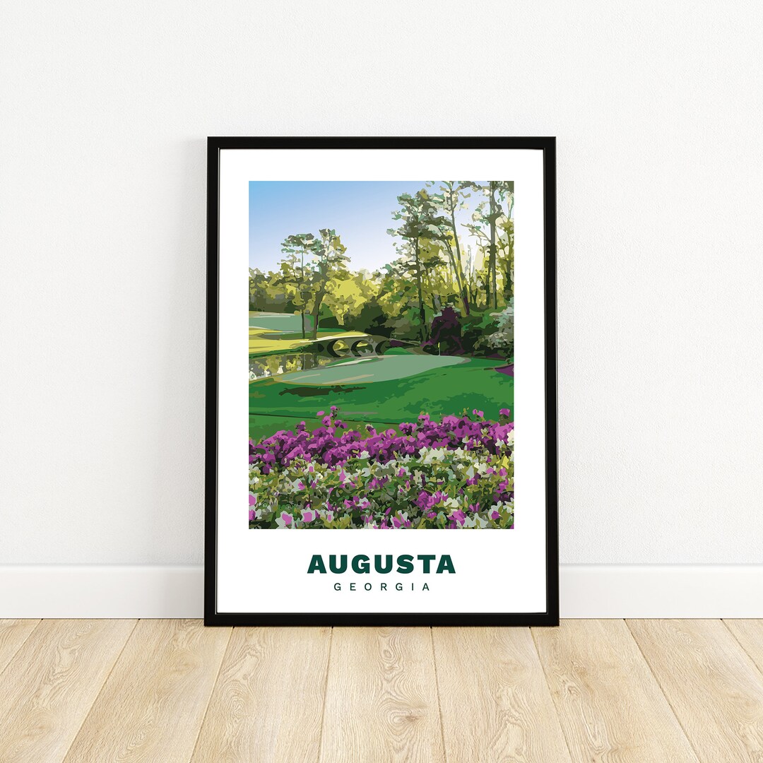 Augusta National, Georgia | Golf | Vector | Print | Poster | Gift ...