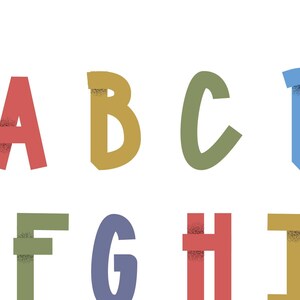 Alfabeto Arte De Pared Spanish Alphabet Wall Art Printable - Etsy