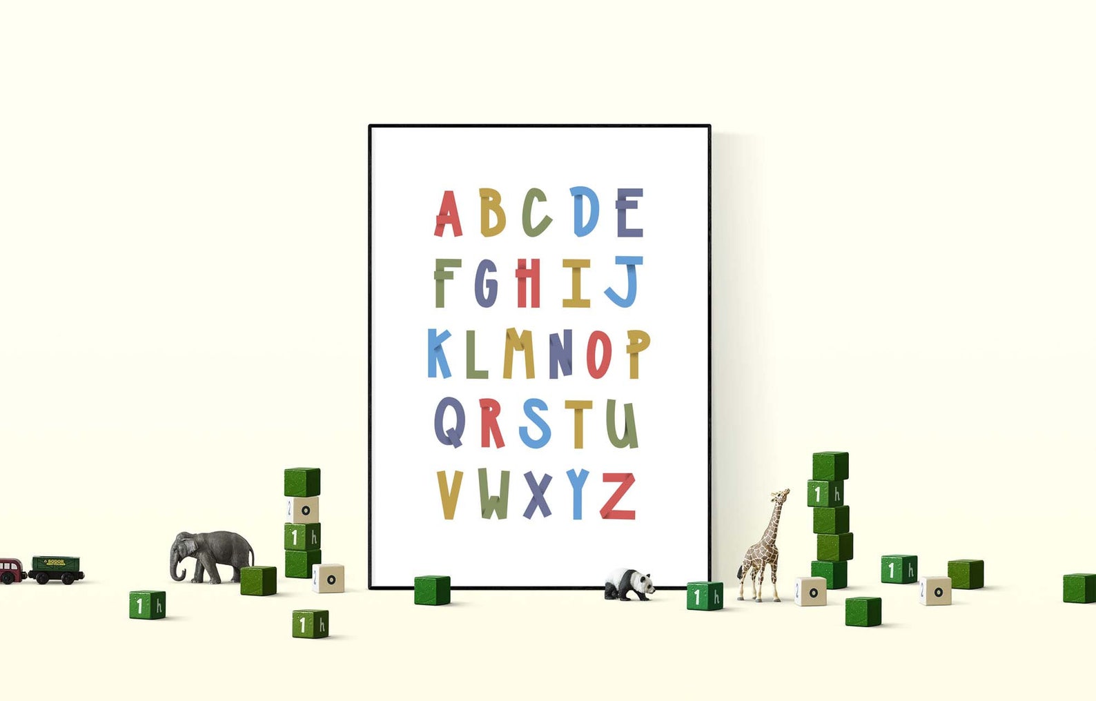 Printable Alphabet Poster | Alphabet Wall Art | ABC Poster ...