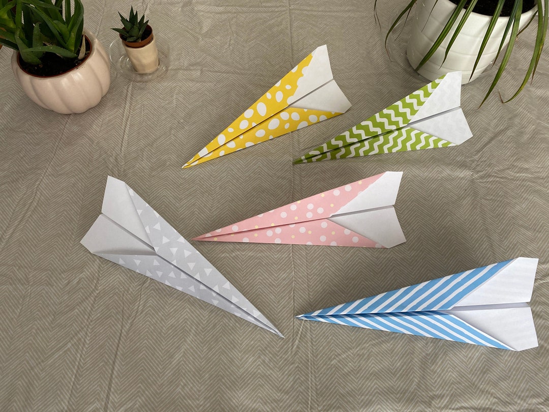 Paper Airplane Animal Racers - Etsy