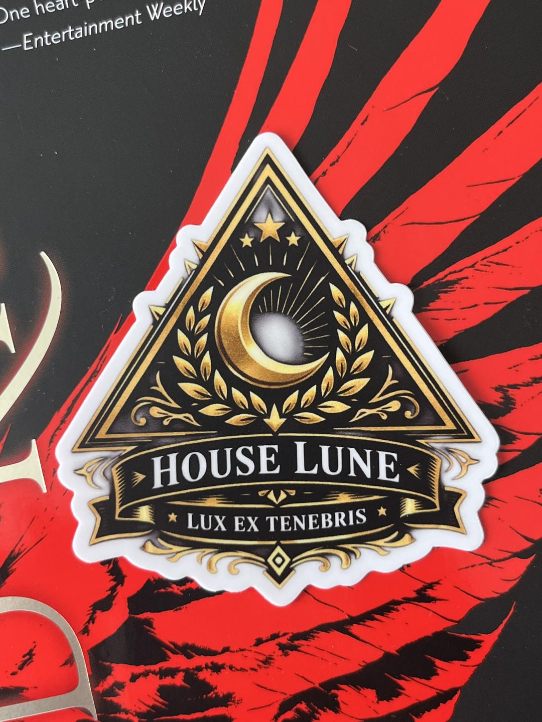 House Lune – Red Rising Inspired Vinyl Sticker - Etsy