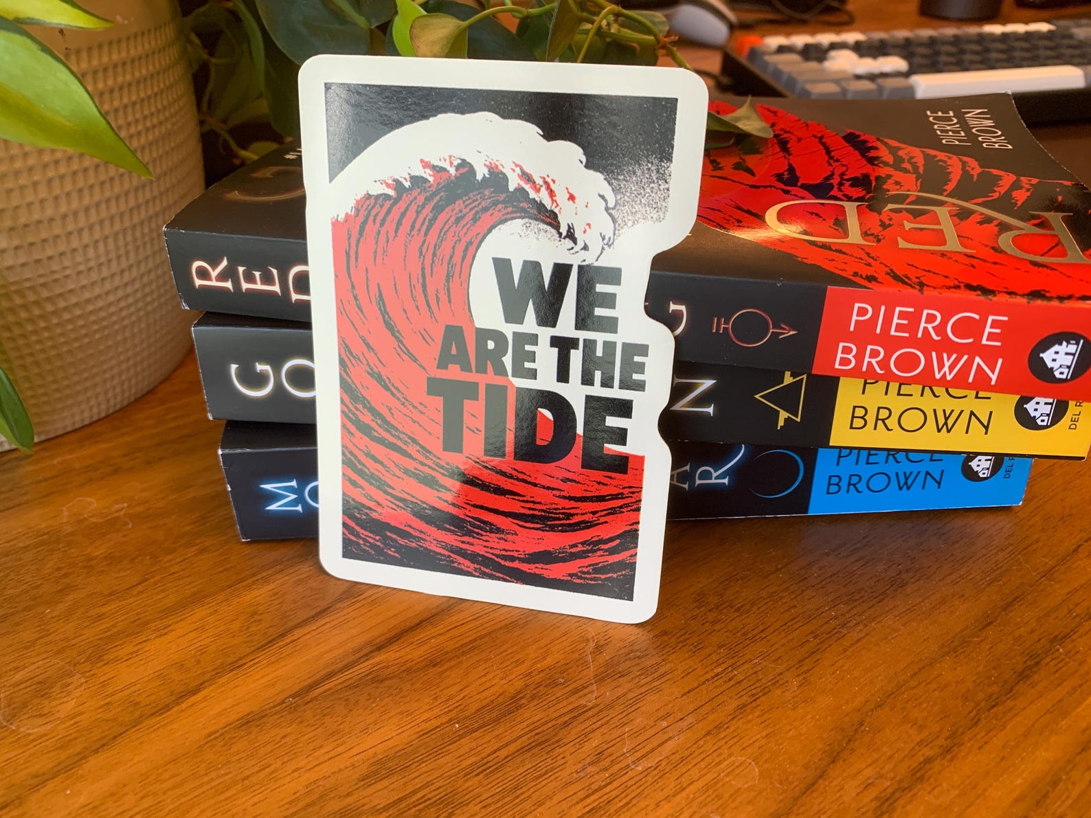Red Rising Sticker - We Are the Tide - Glossy Vinyl Decal - Etsy