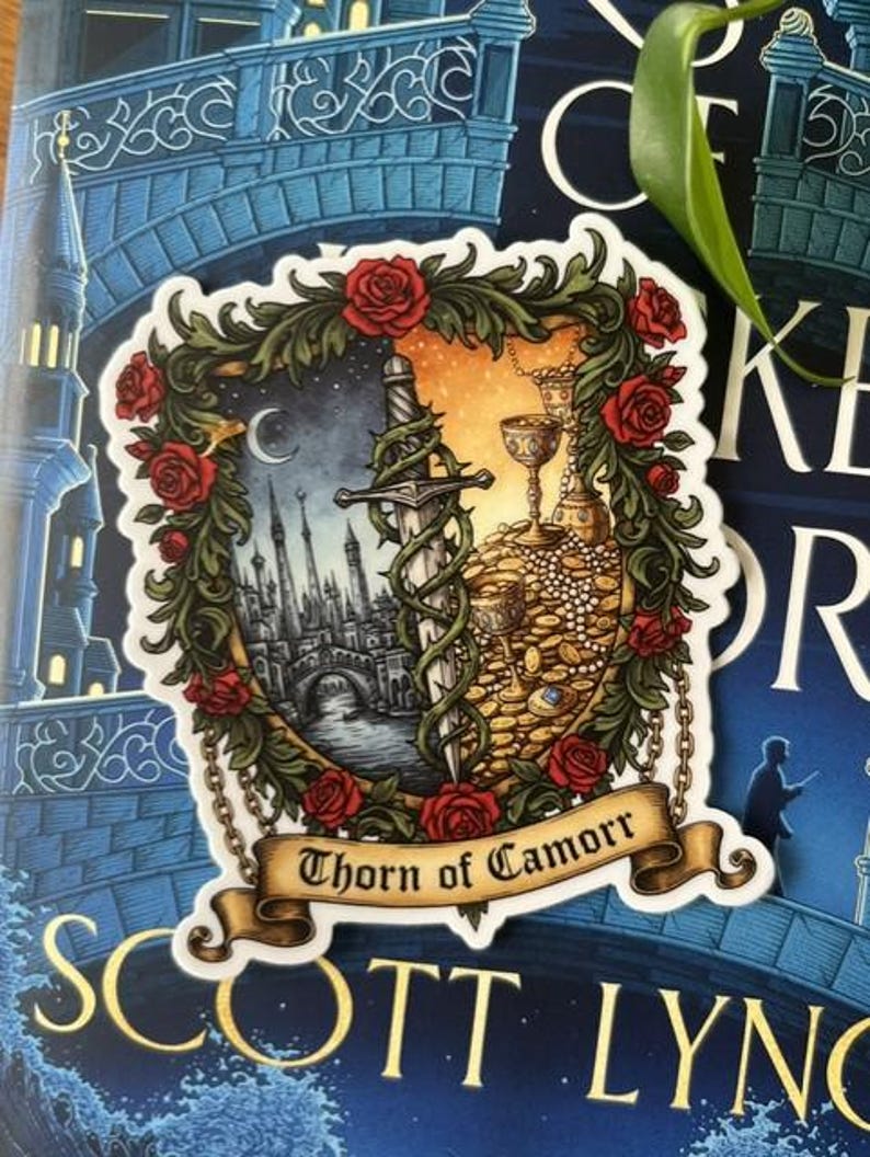 Jean Tannen – the Lies of Locke Lamora Sticker - Etsy