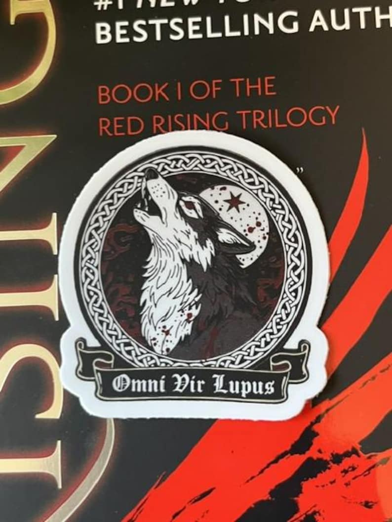 House Lune – Red Rising Inspired Vinyl Sticker - Etsy