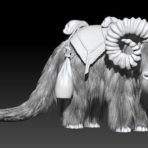 Bantha 3D Printable Model - Etsy