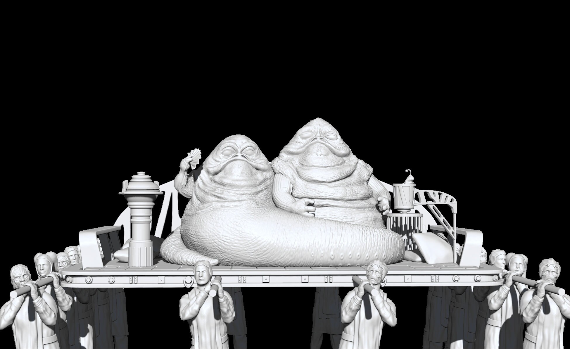 Hutt Twins Slave Carriers 3d Print Model Etsy