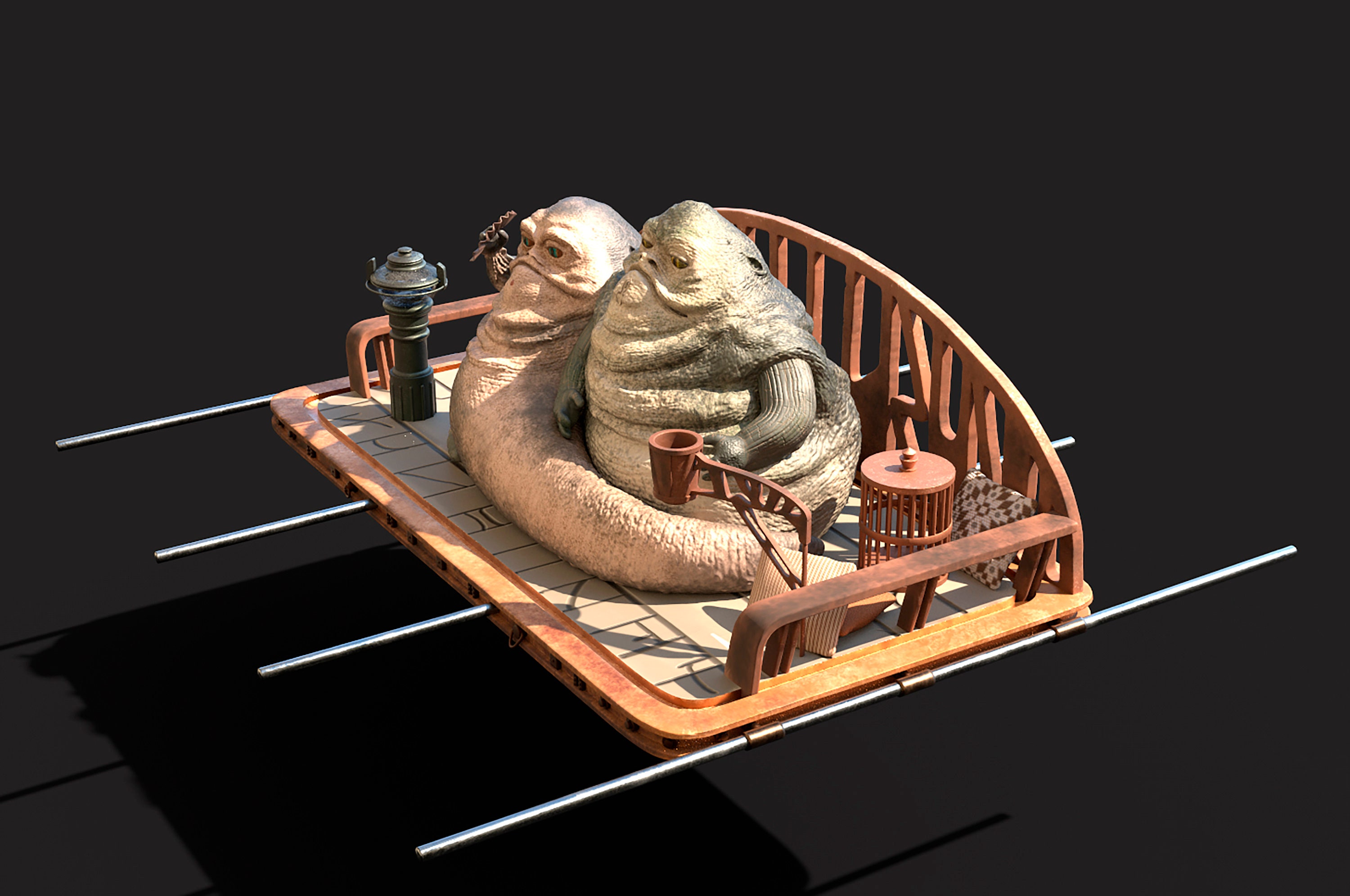 The Hutt Twins 3D Printable Model - Etsy
