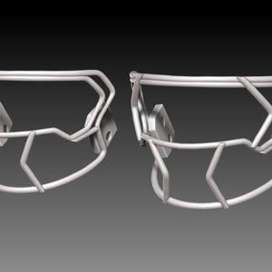 Facemask Pack IV for NFL Riddell AXIOM Helmet Geosanmo 3D Print Model ...