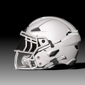 Facemask Pack II for NFL Riddell AXIOM Helmet Geosanmo 3D Print Model ...