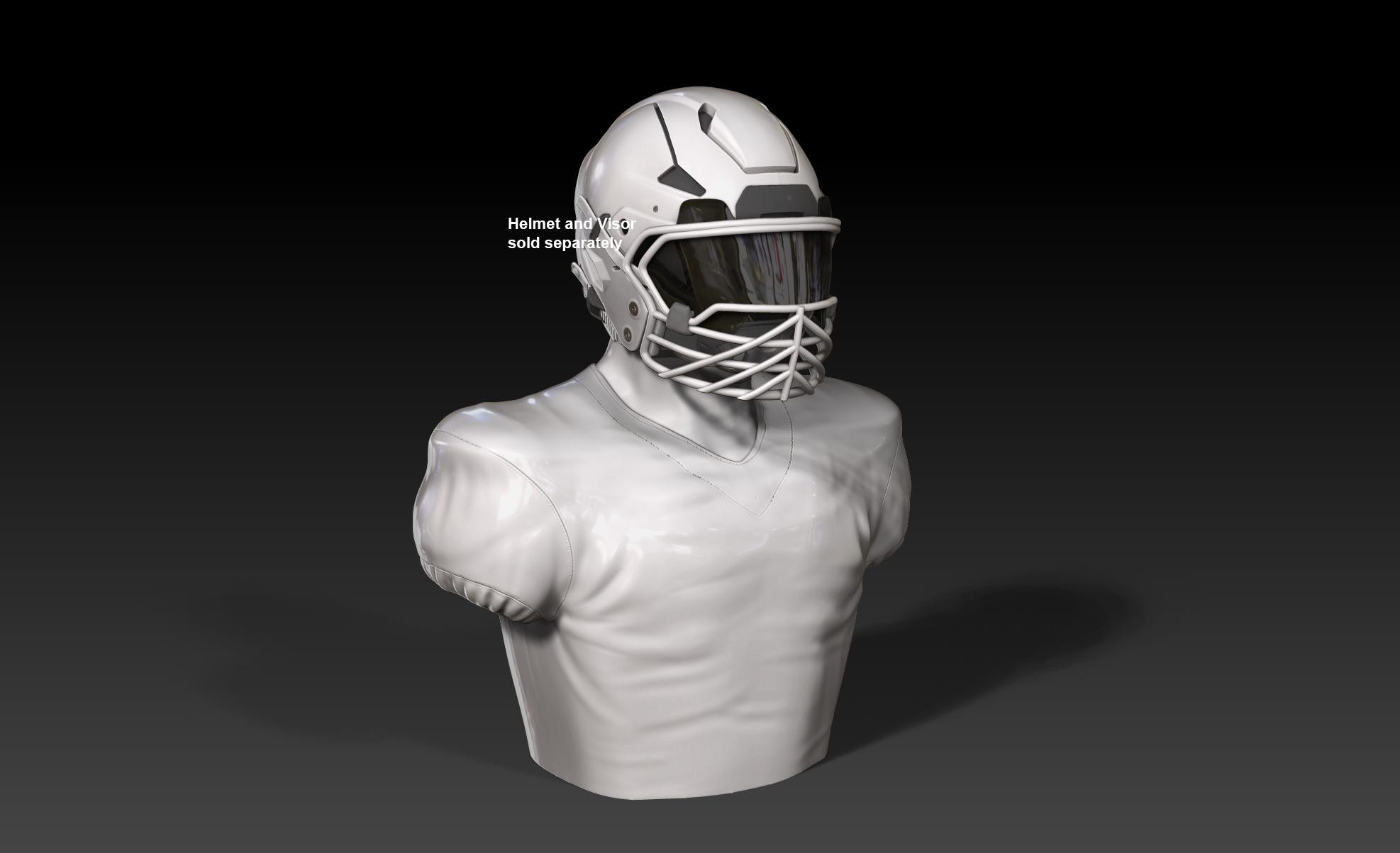 Long NFL Football Helmet Stand 3D Print Model - Digital File - Etsy