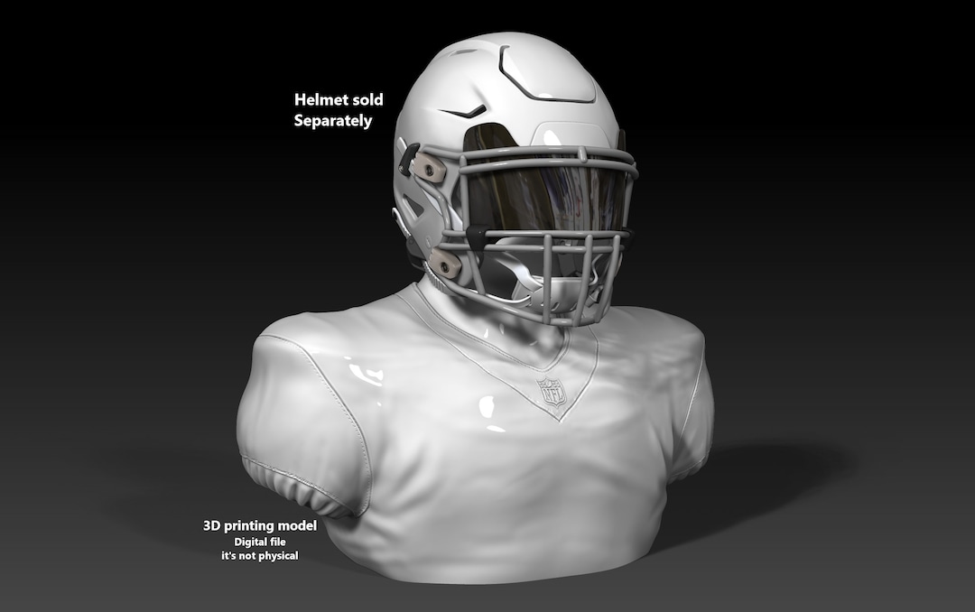 NFL Football Helmet Stand 3D Print Model - Digital File - Etsy