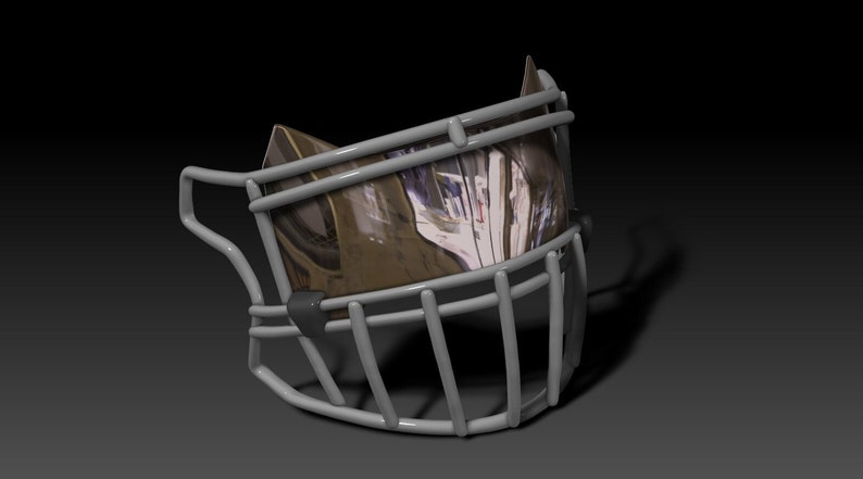 SHOC Visor and Facemask 3 for NFL Riddell SPEEDFLEX Helmet 3D Print ...