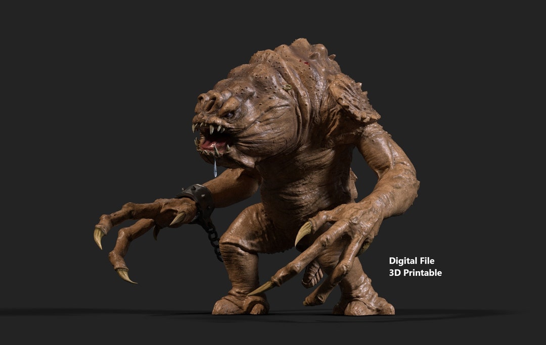 RANCOR ROTJ 3D Printable Model Digital File - Etsy