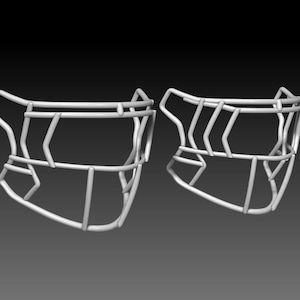 Facemask Pack 3 for Riddell SPEEDFLEX Helmet 3D Print Model - Digital ...