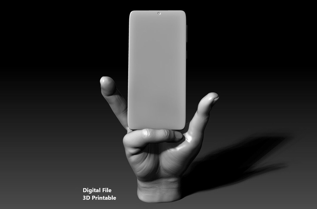 Hand Stand for Mobile 3D Print Model - Etsy