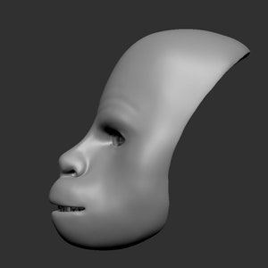 Chewbacca Mask Face Shell With Articulated Jaw 3D Print Model - Digital ...