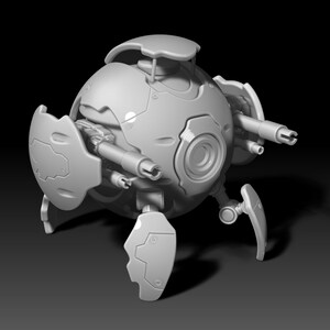Ball Robot Roll Sphere 3D Print Model - Digital File - Etsy