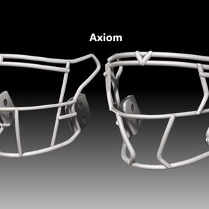 Facemask Pack II for NFL Riddell AXIOM Helmet Geosanmo 3D Print Model ...
