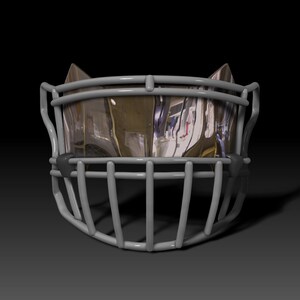 SHOC Visor and Facemask 3 for NFL Riddell SPEEDFLEX Helmet 3D Print ...