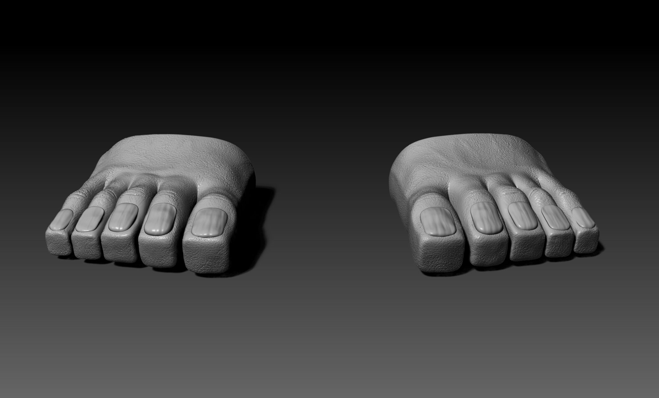 Gungi Toes Feet Cosplay 3D Print Model - Digital File - Etsy