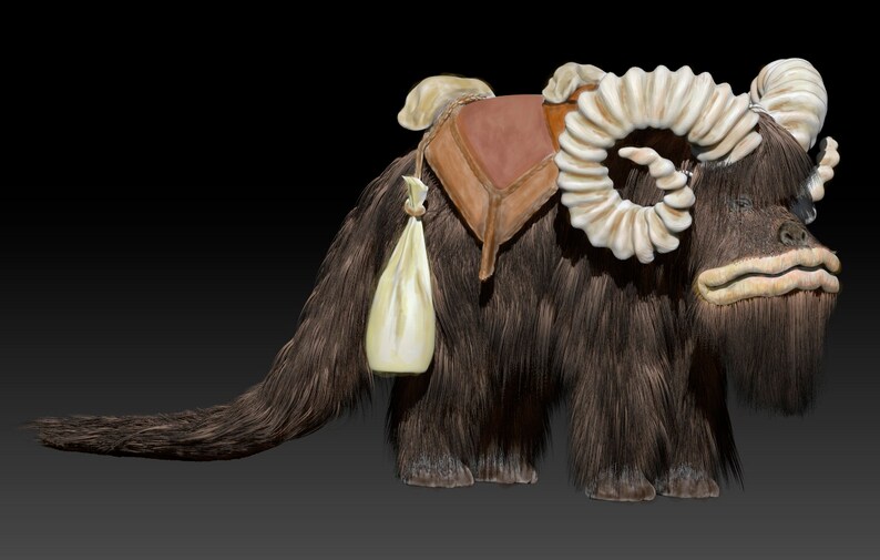 Bantha 3D Printable Model - Etsy