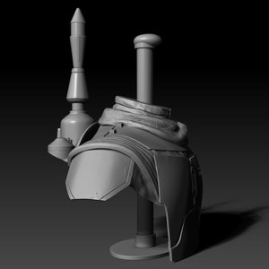 El libro de Boba Fett Helmet Stand Modelo de impresión 3D Archivo ...