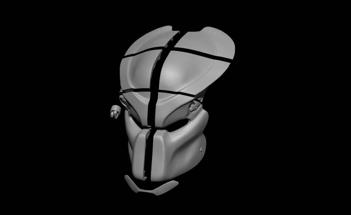 Predator Mask With Interior Design 3D Printable Model - Etsy