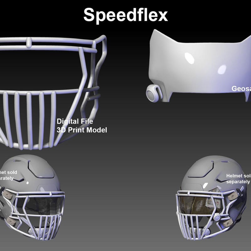 Mini Nfl Helmet Visors - Etsy