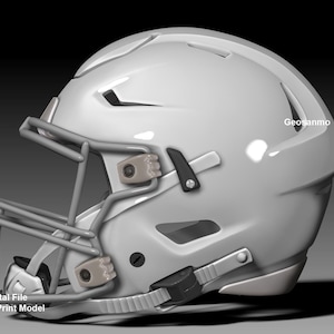 NFL Riddell SPEEDFLEX Helmet With Padding 3D Printable Model - Digital ...