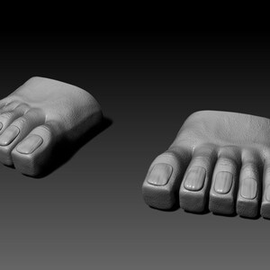 Gungi Toes Feet Cosplay 3D Print Model - Digital File - Etsy