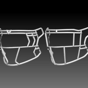 Facemask Pack 4 for Riddell SPEEDFLEX Helmet 3D Print Model - Digital ...