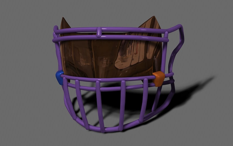 SHOC Visor and Facemask 3 for NFL Riddell SPEEDFLEX Helmet 3D Print ...