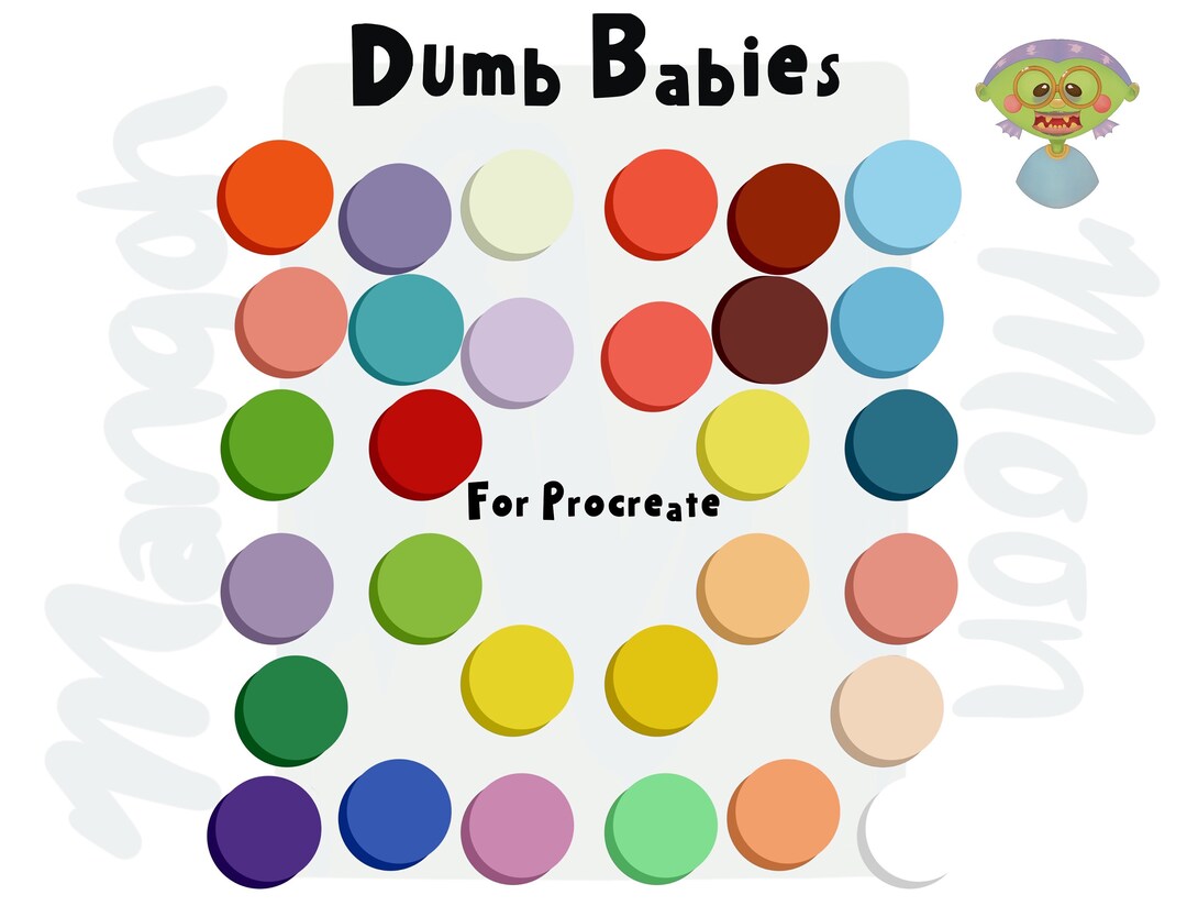 Wham Color Swatches Palettes Inspired by 90s Vintage - Etsy