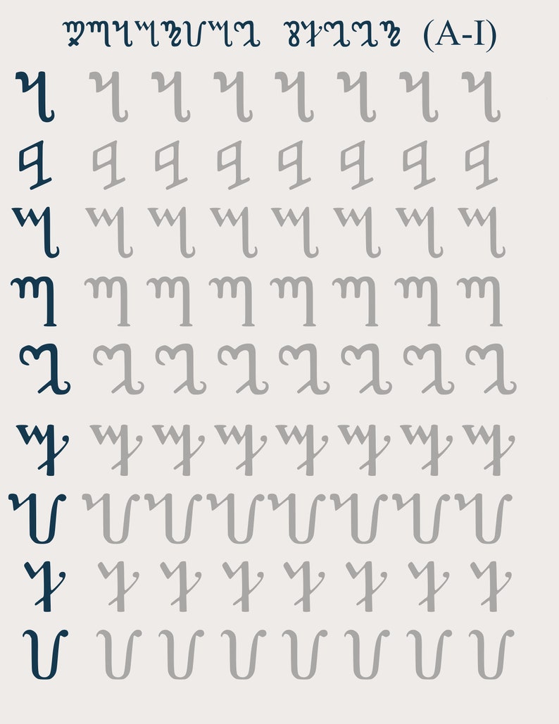 Theban Alphabet Font INSTANT DOWNLOAD Witch Alphabet Grimoire Diary ...