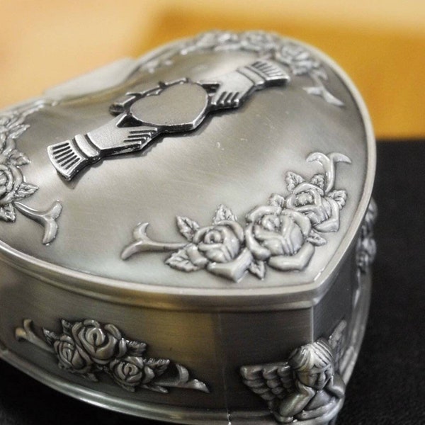 Pewter Jewelry Box - Etsy
