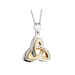 Trinity Knot Pendant Two Tone - Etsy