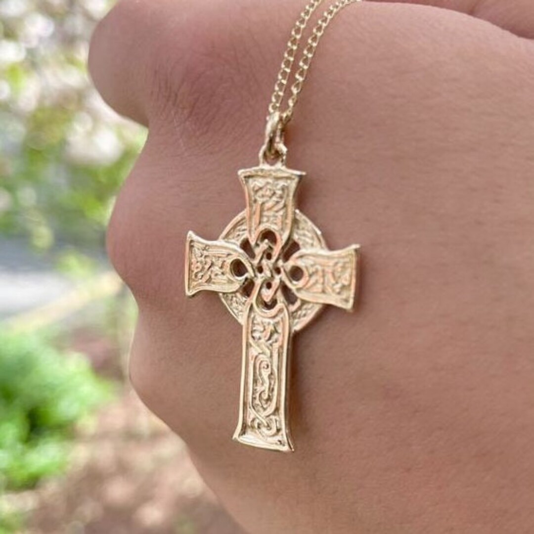 Gold Apostles Celtic Cross of Scriptures - Etsy