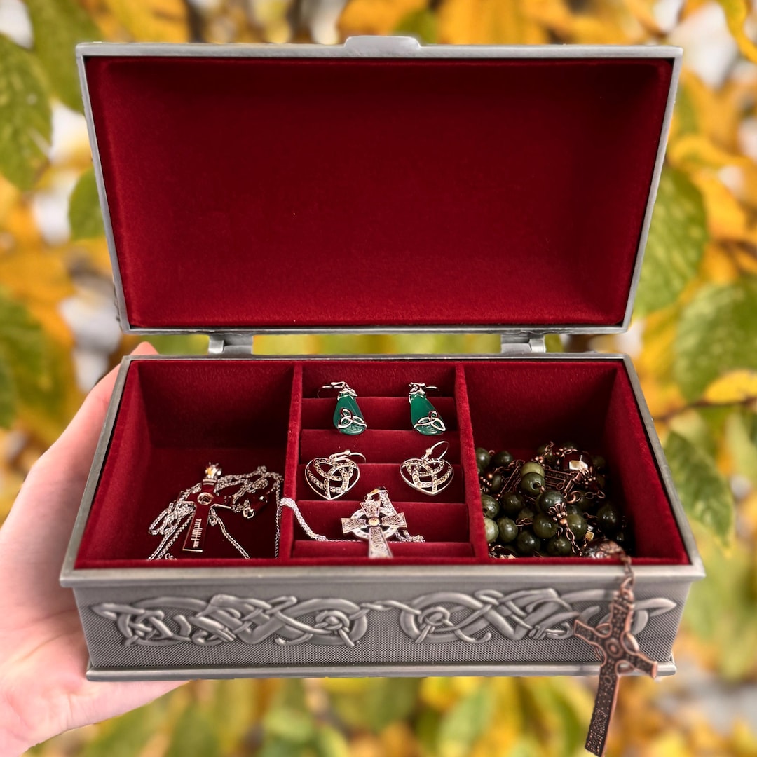 Vintage Irish Jewelry Box - Etsy