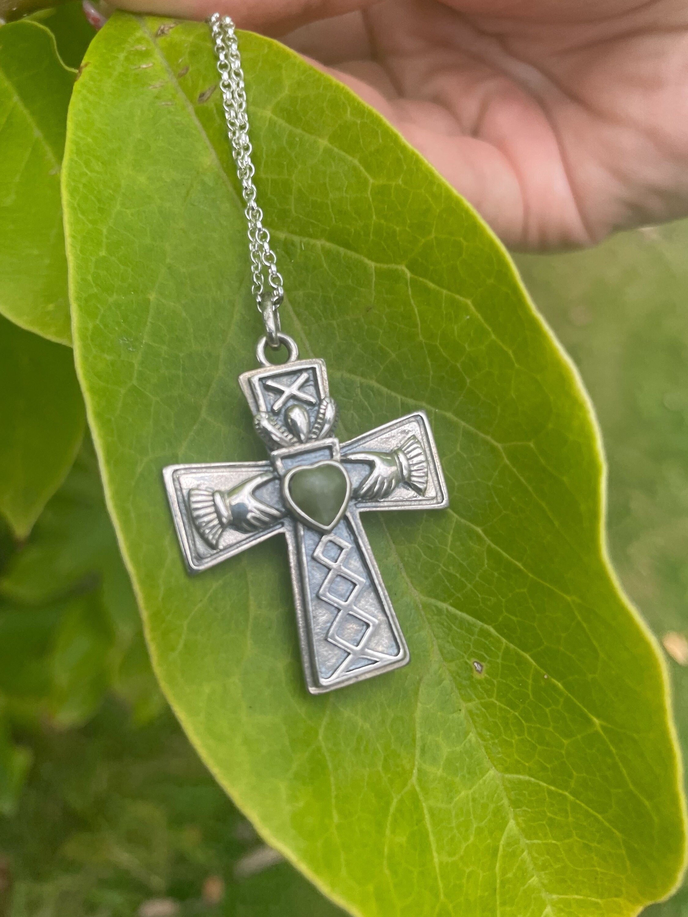 Celtic Cross With Claddagh