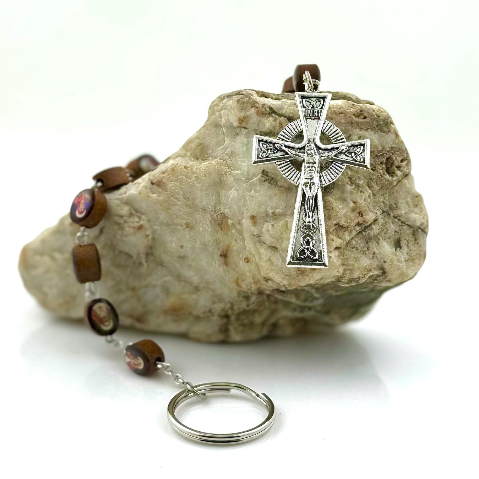 Irish Rosary Keychain the Saints of Ireland - Etsy