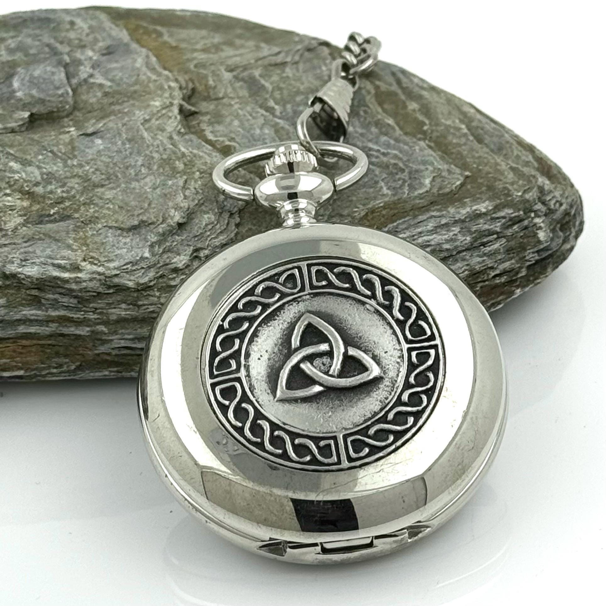 Irish Pocket Watch | Mullingar Pewter | Man Gift - Etsy