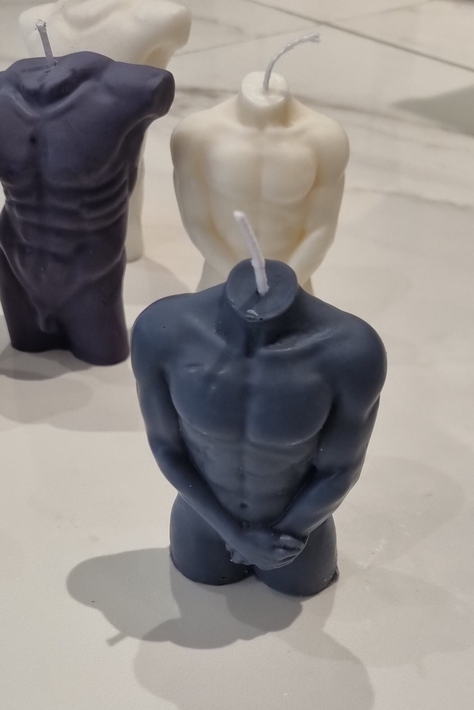 Male Torso Candle Male Body Candle Man Candle Naked Candle Handmade ...