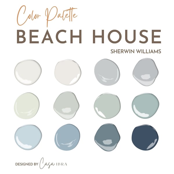 Sherwin Williams Beach House - Etsy