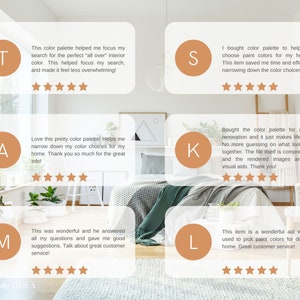 Morning Dew Paint Color Palette Benjamin Moore Interior - Etsy