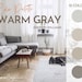 Warm Gray Color Palette, Sherwin Williams, Interior Paint Palette ...
