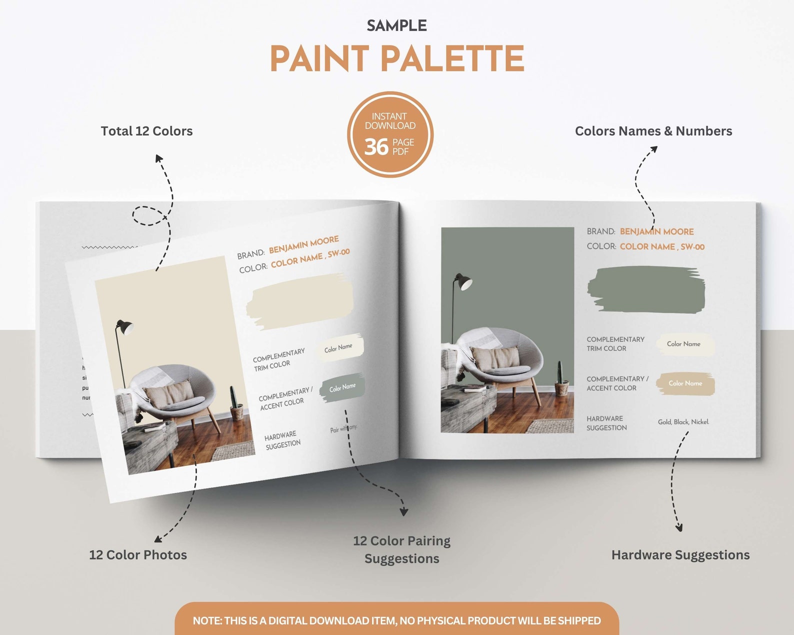 Ballet White Paint Color Palette, Benjamin Moore, Interior Paint ...