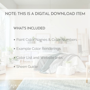 Morning Dew Paint Color Palette Benjamin Moore Interior - Etsy