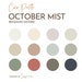 October Mist Paint Color Palette Benjamin Moore Interior - Etsy